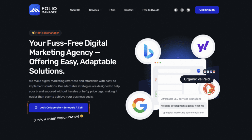 Folio Manager | Your Fuss-Free Digital Marketing Agency